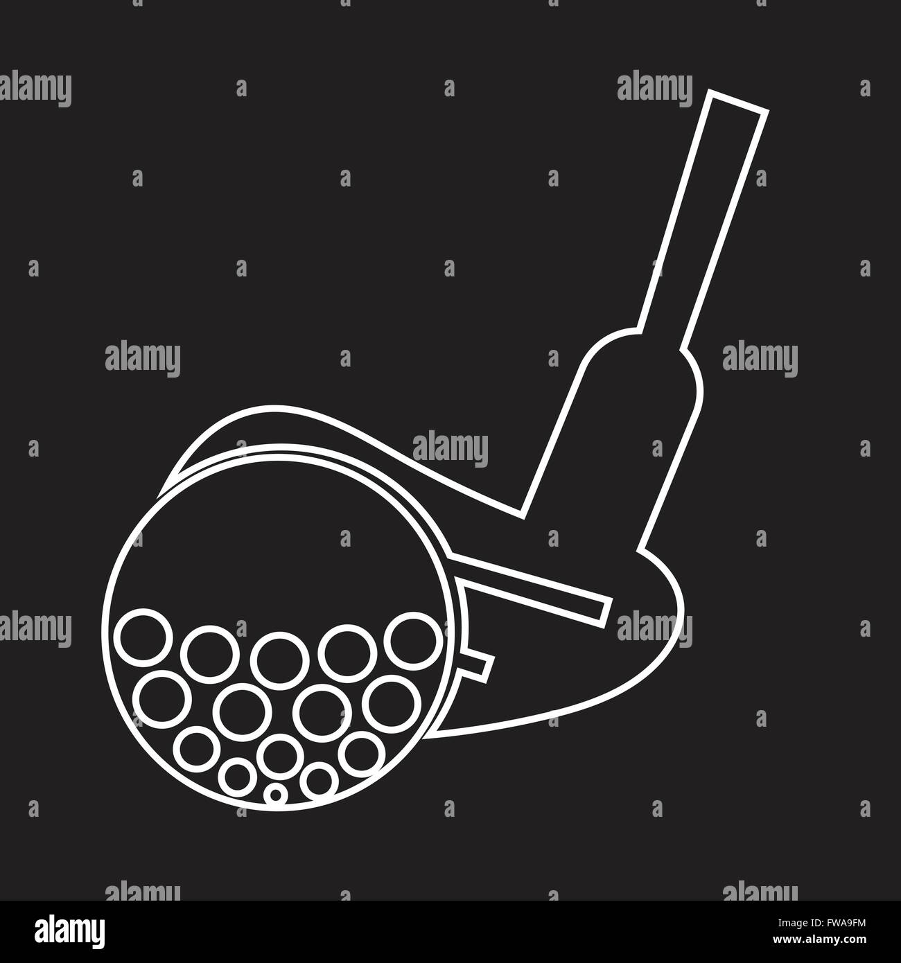 Sand trap golf Stock Vector Images - Alamy
