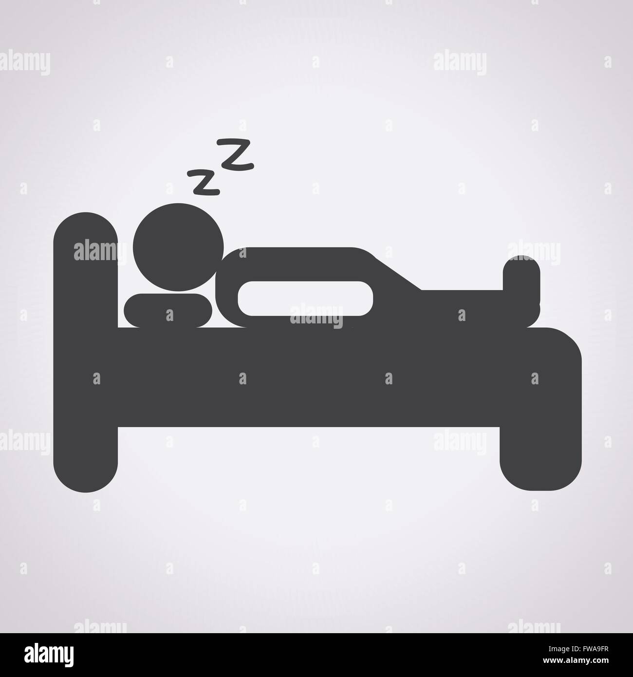 Sleep Icon , bed icon, hotel icon Stock Vector Image & Art - Alamy