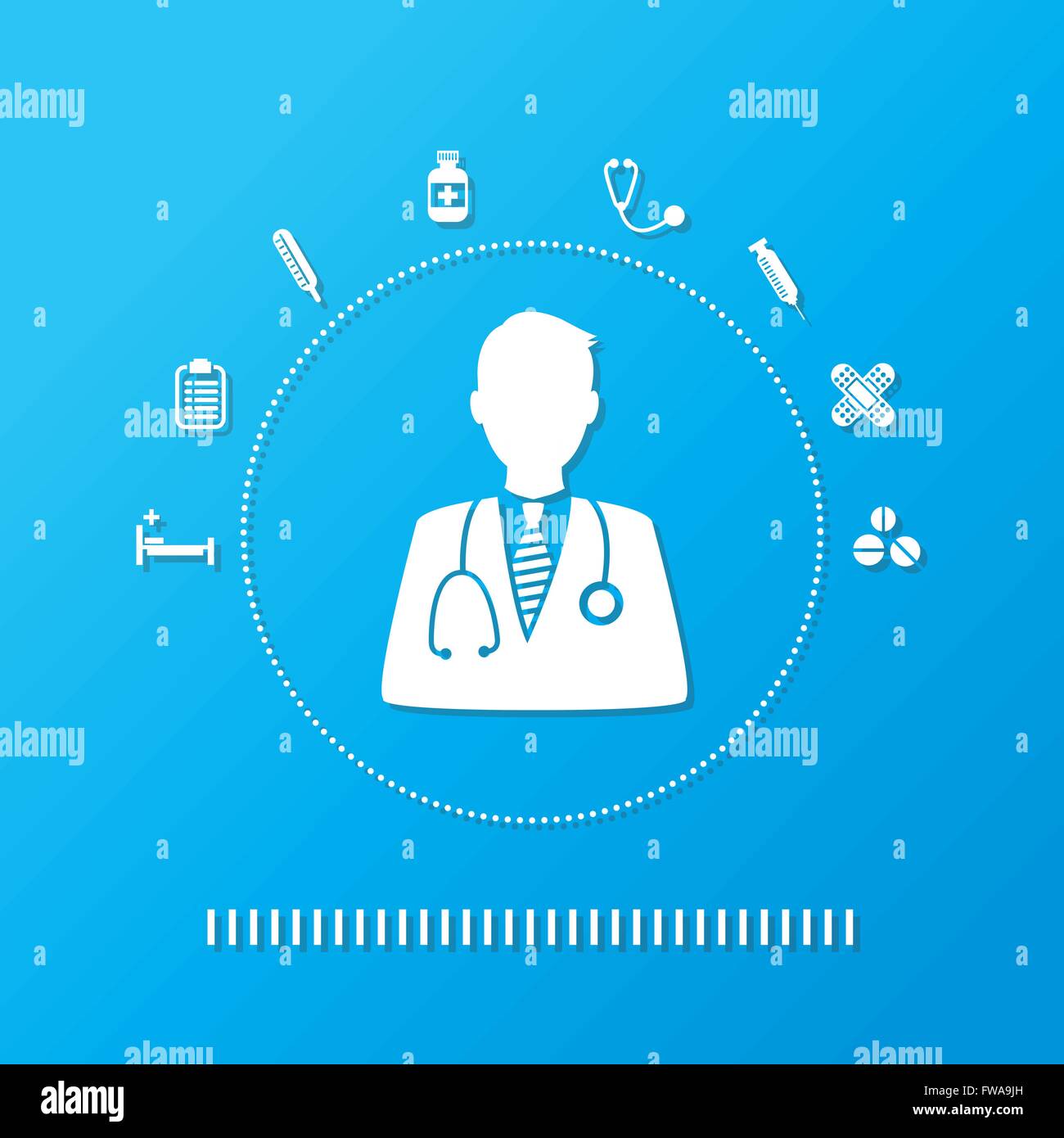 Doctor icon hi-res stock photography and images - Alamy