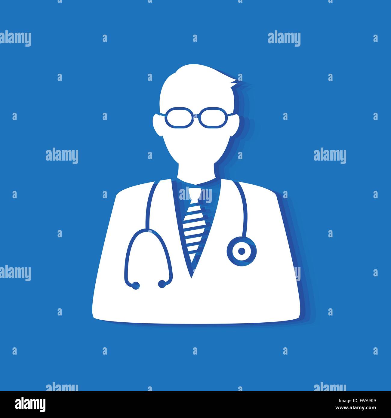 Doctor icon hi-res stock photography and images - Alamy
