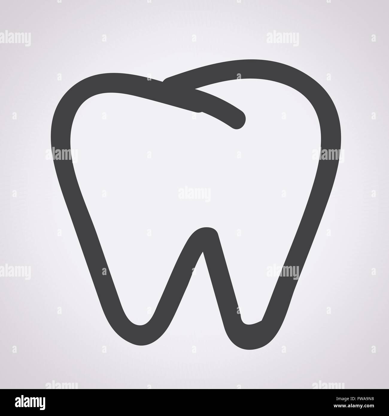 Illustrated tooth vector vectors hi-res stock photography and images ...