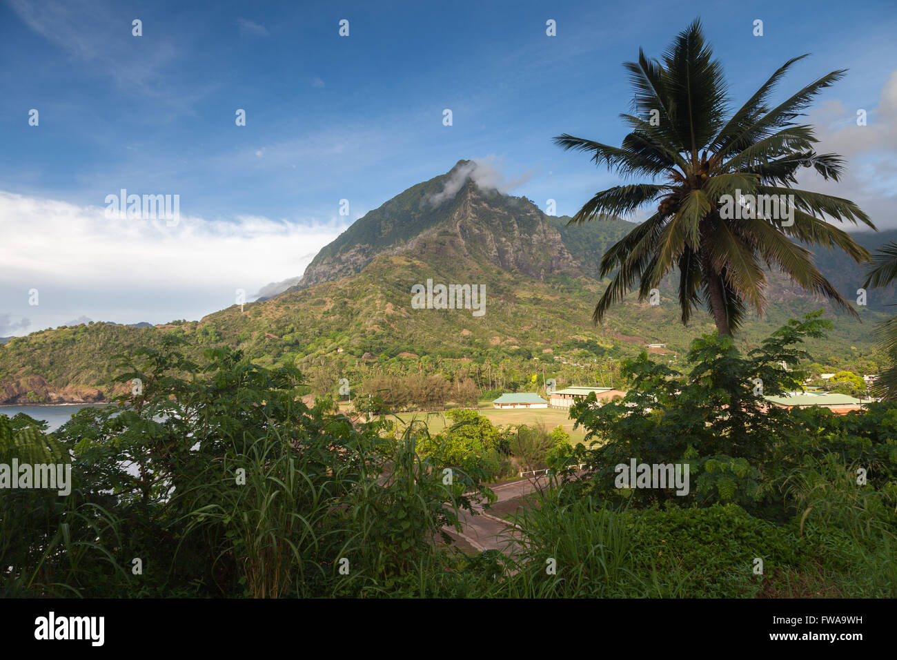 Hiva Oa beach Stock Photo - Alamy