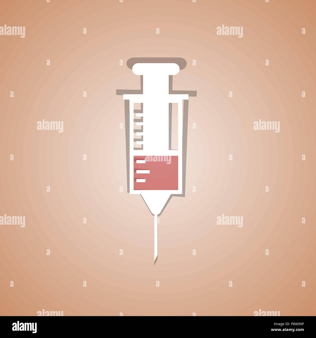 Blood syringe Stock Vector Images - Alamy