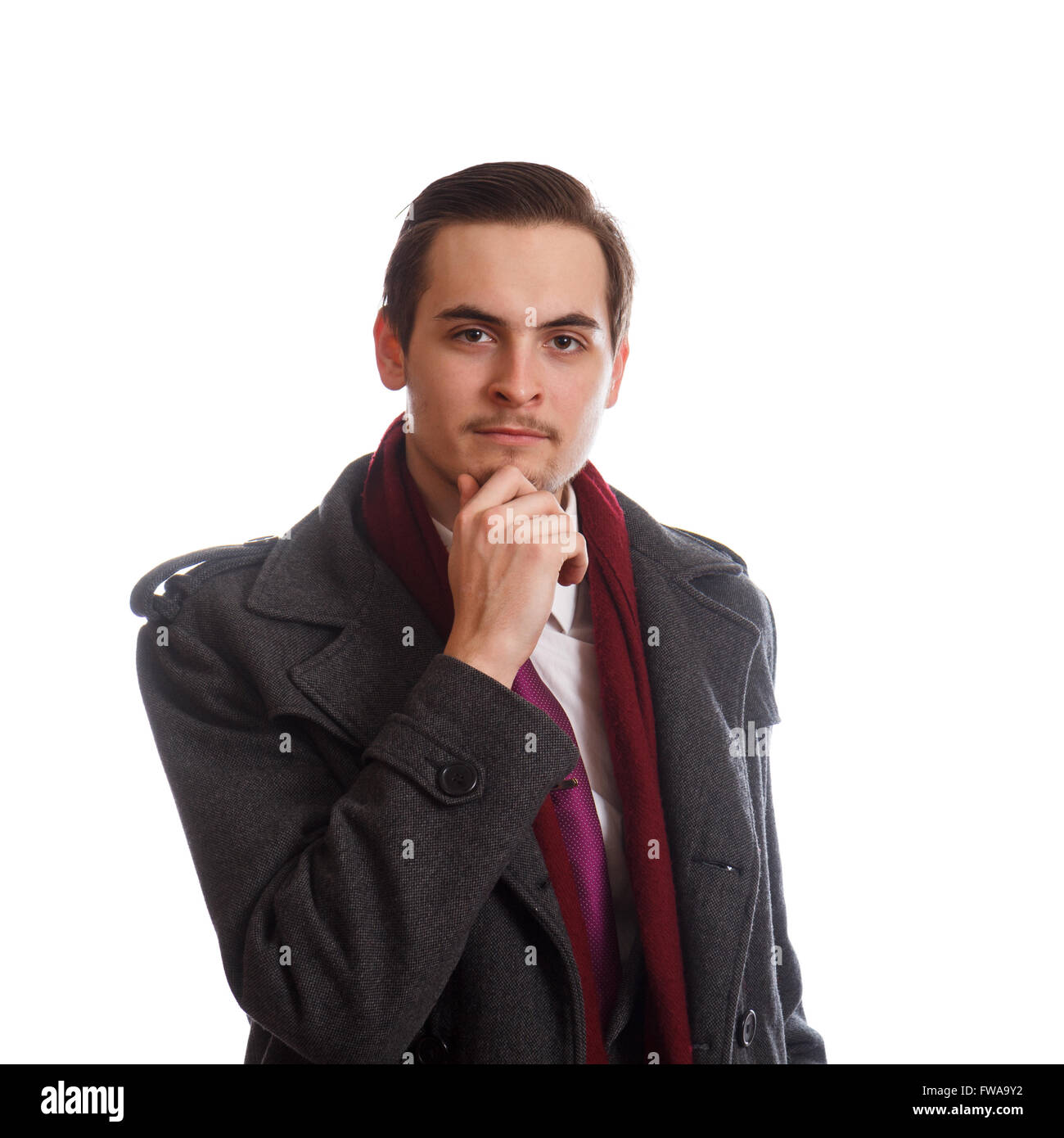 Portrait serious thoughtful young adult hi-res stock photography and ...