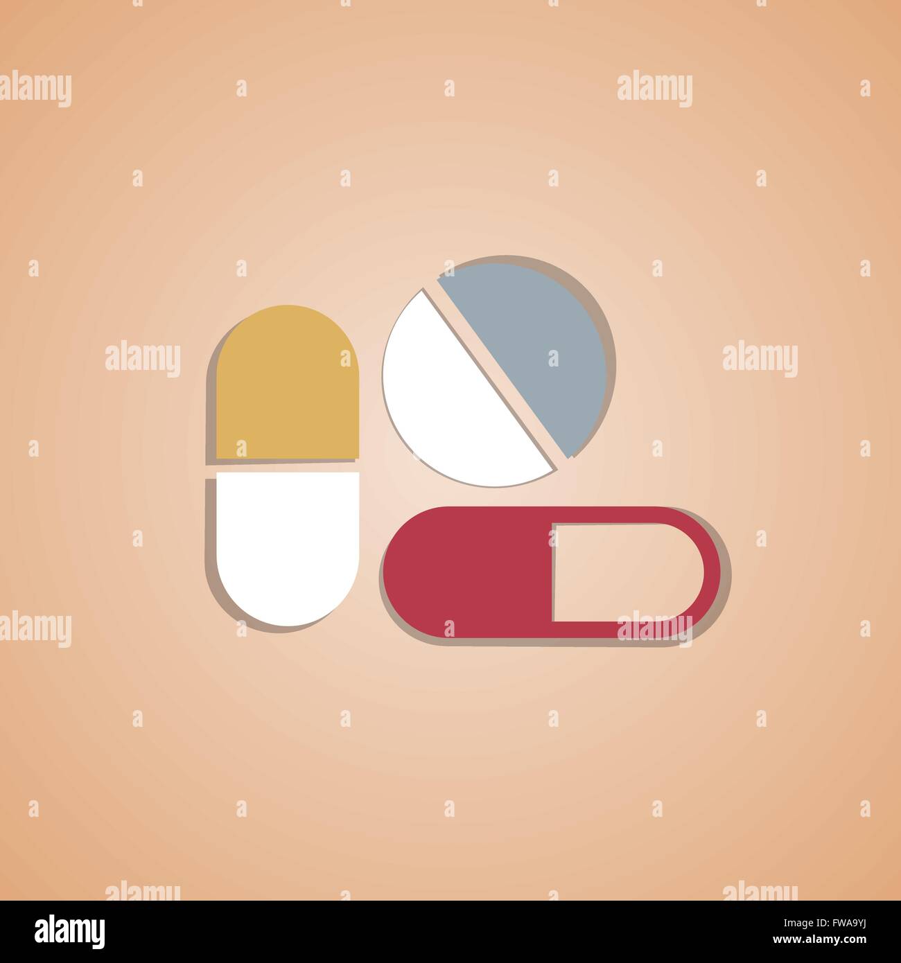 Pill vectors hi-res stock photography and images - Alamy