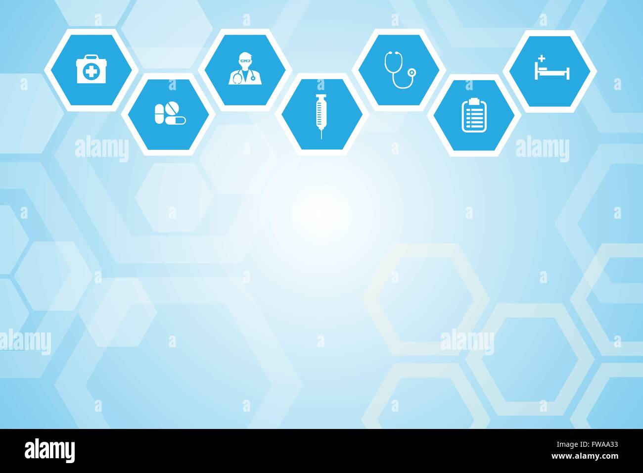 Medical background and icons to treat patients Stock Vector Image & Art ...