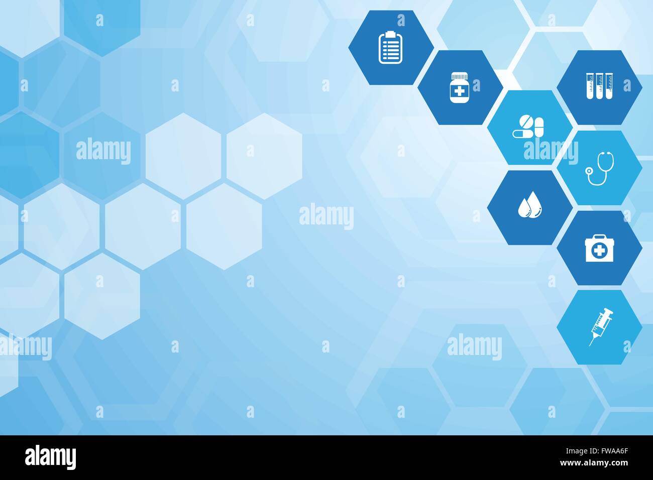 Abstract Medical blue background Stock Vector Image & Art - Alamy