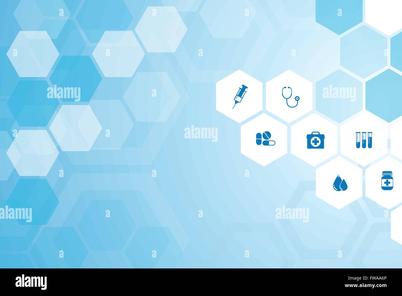 Abstract Medical blue background Stock Vector Image & Art - Alamy