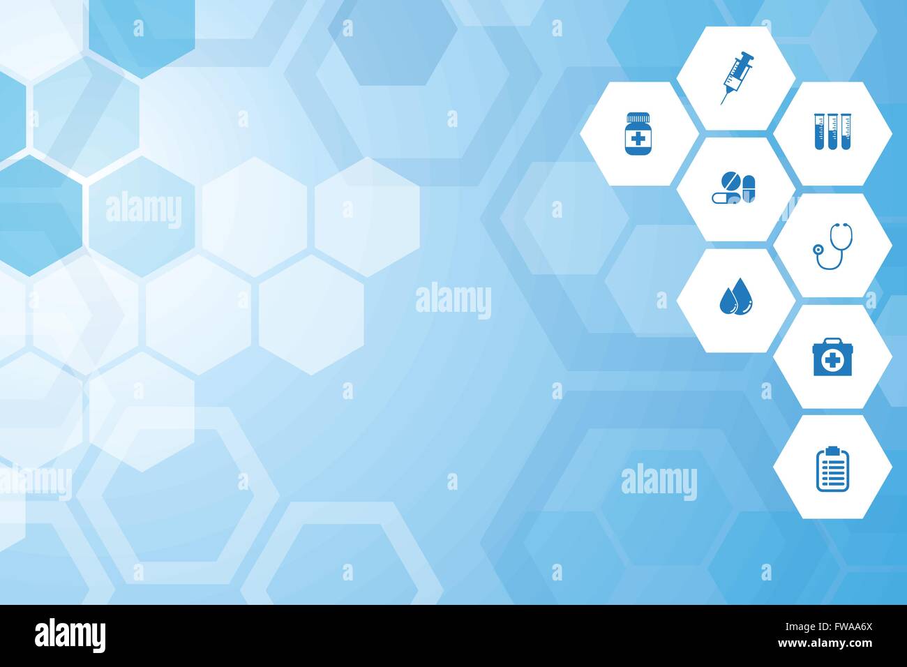 Abstract Medical blue background Stock Vector Image & Art - Alamy