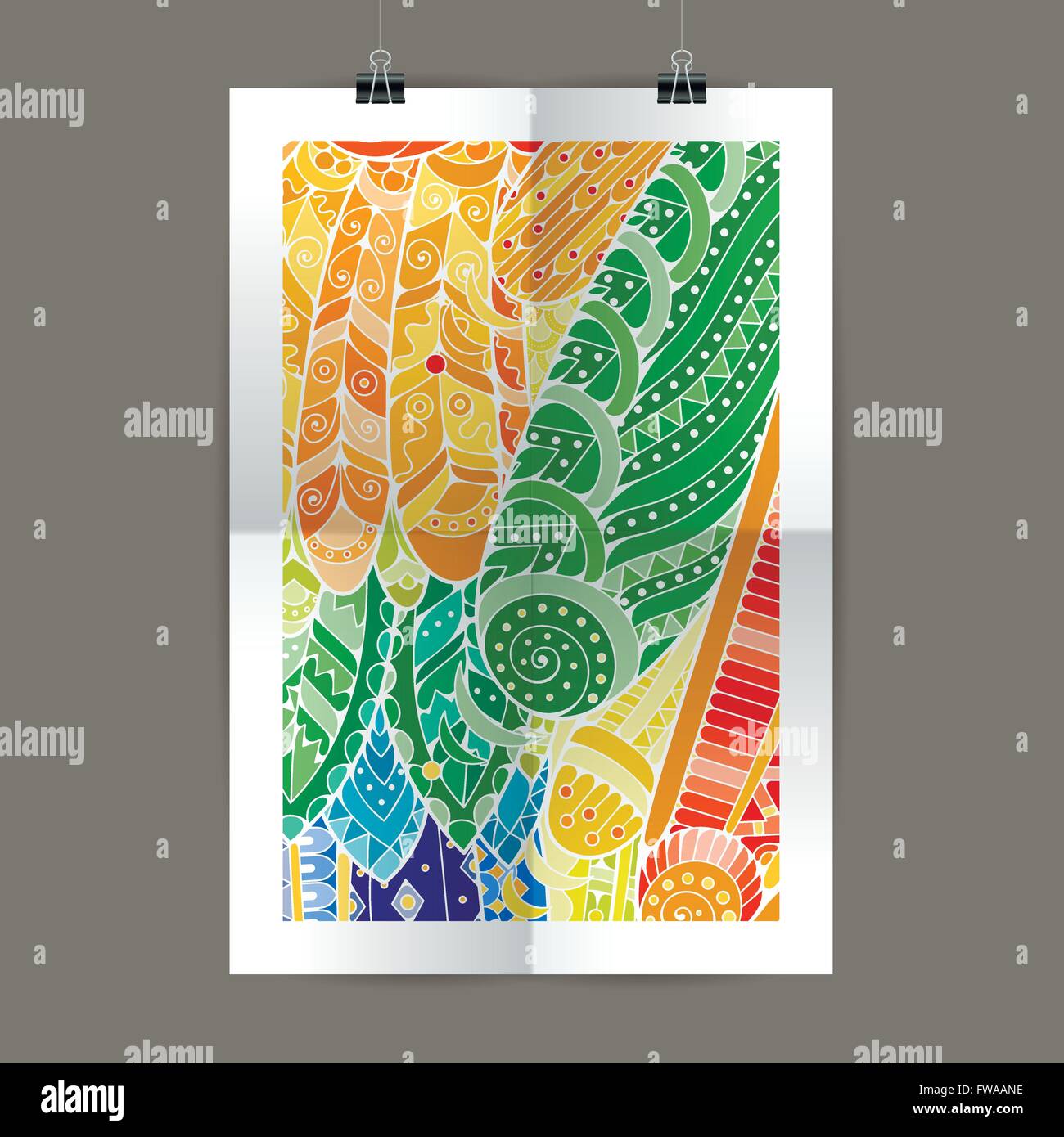 Wall Magazine Design Template