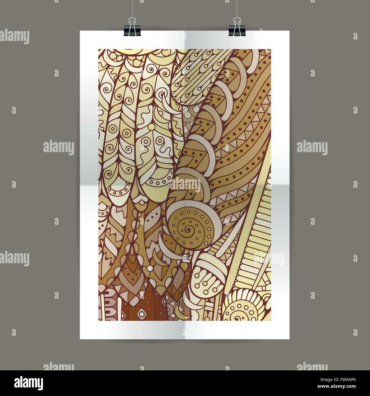 Wall Magazine Design Template