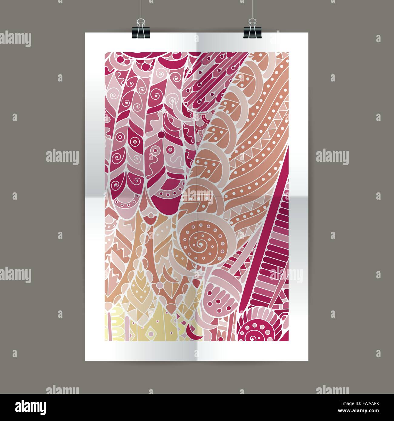 Wall Magazine Design Template