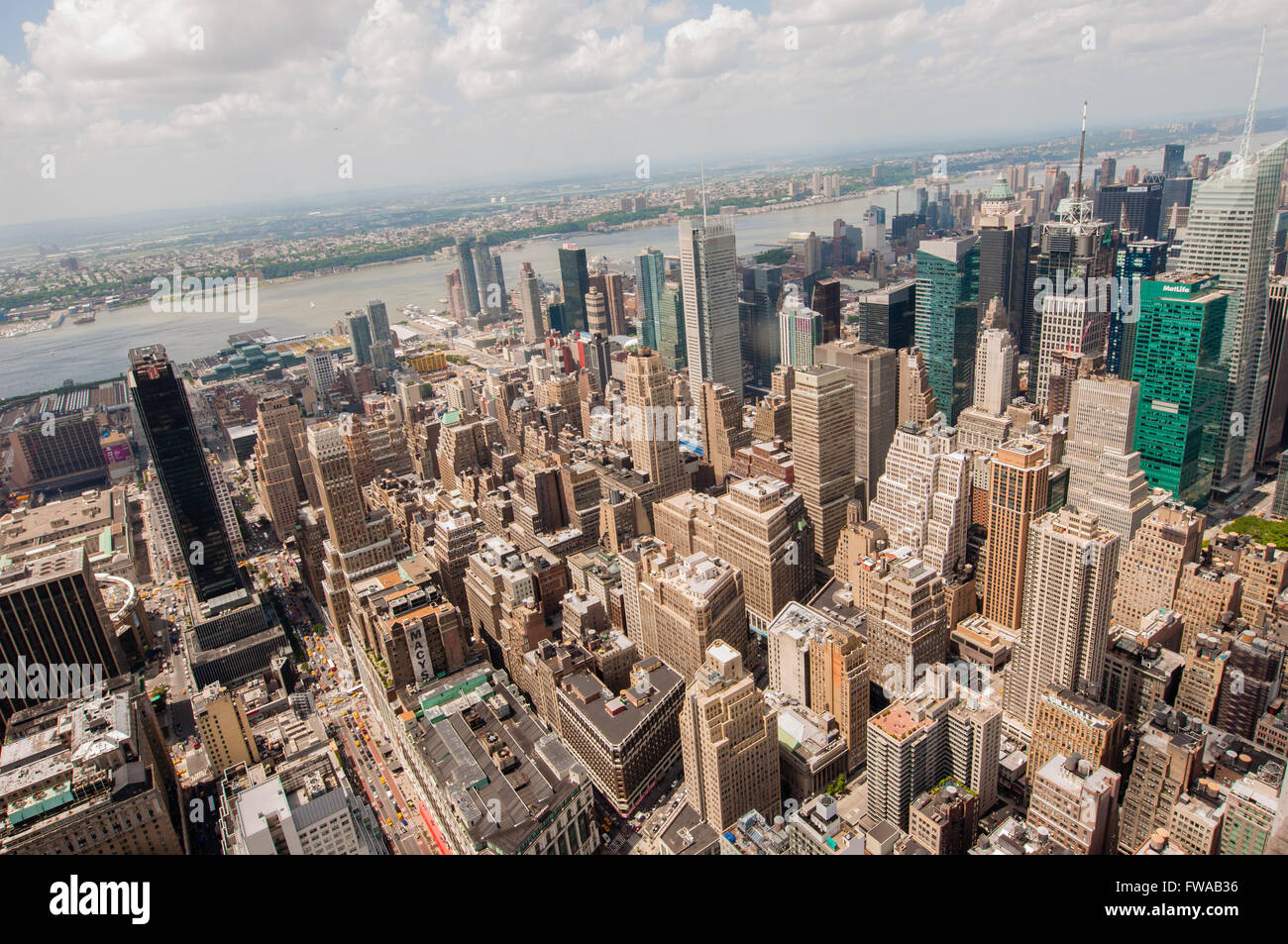 Ariel view of new york city hi-res stock photography and images - Alamy