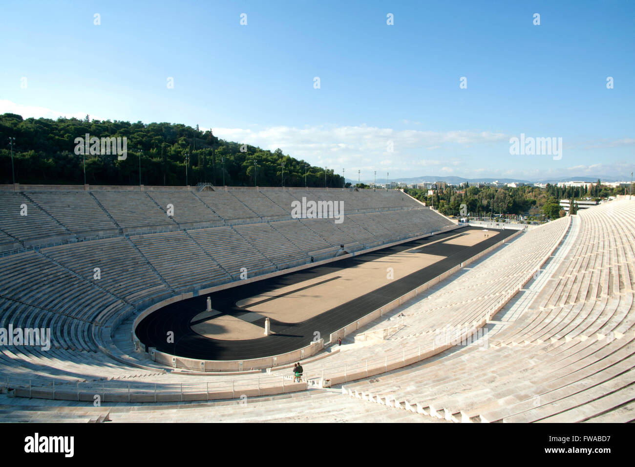 Panathenaic Stadium, Kallimarmaro, Athens, Attica, Greece Stock Photo ...