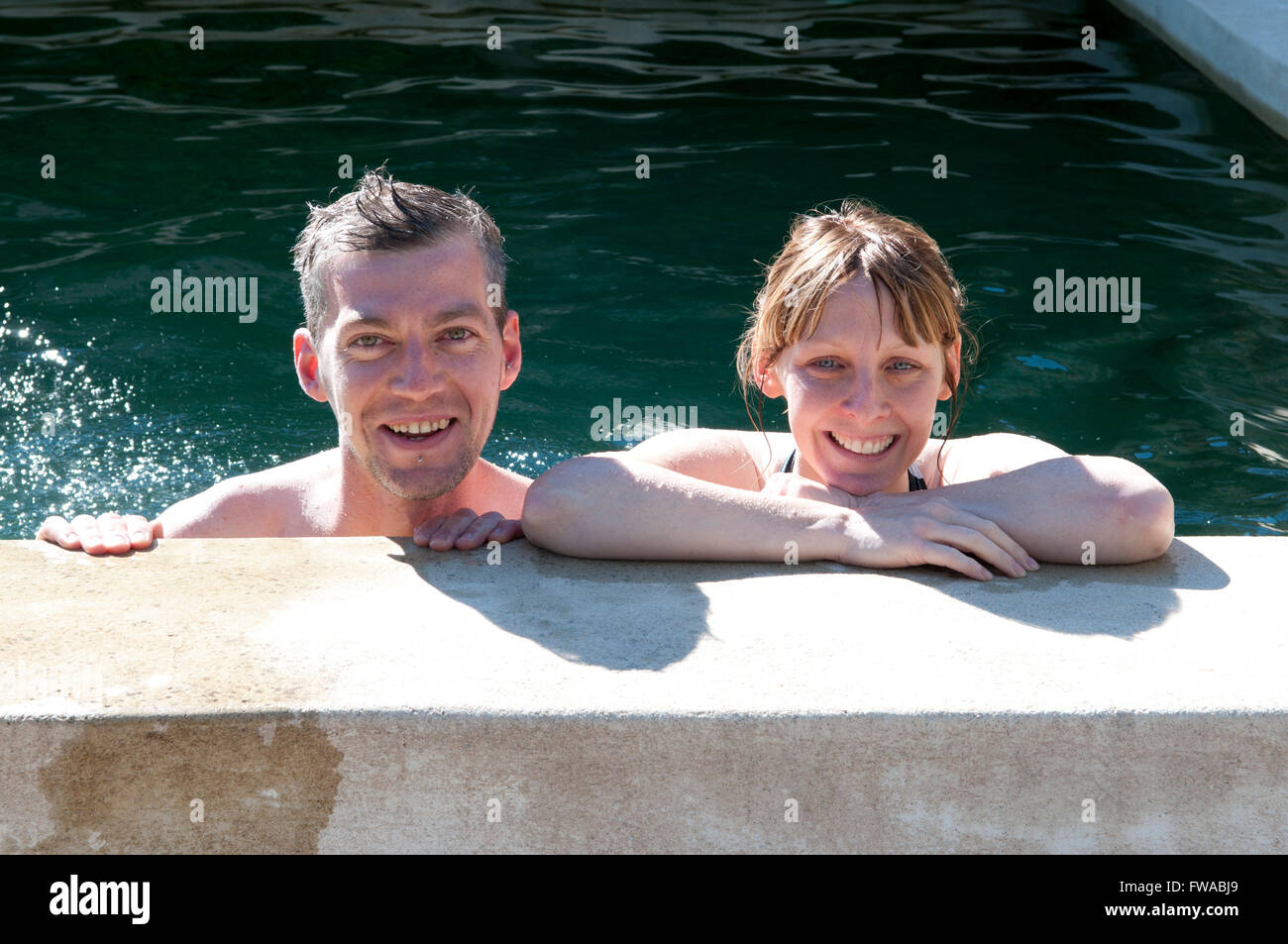 Loving couple wet hi-res stock photography and images - Alamy