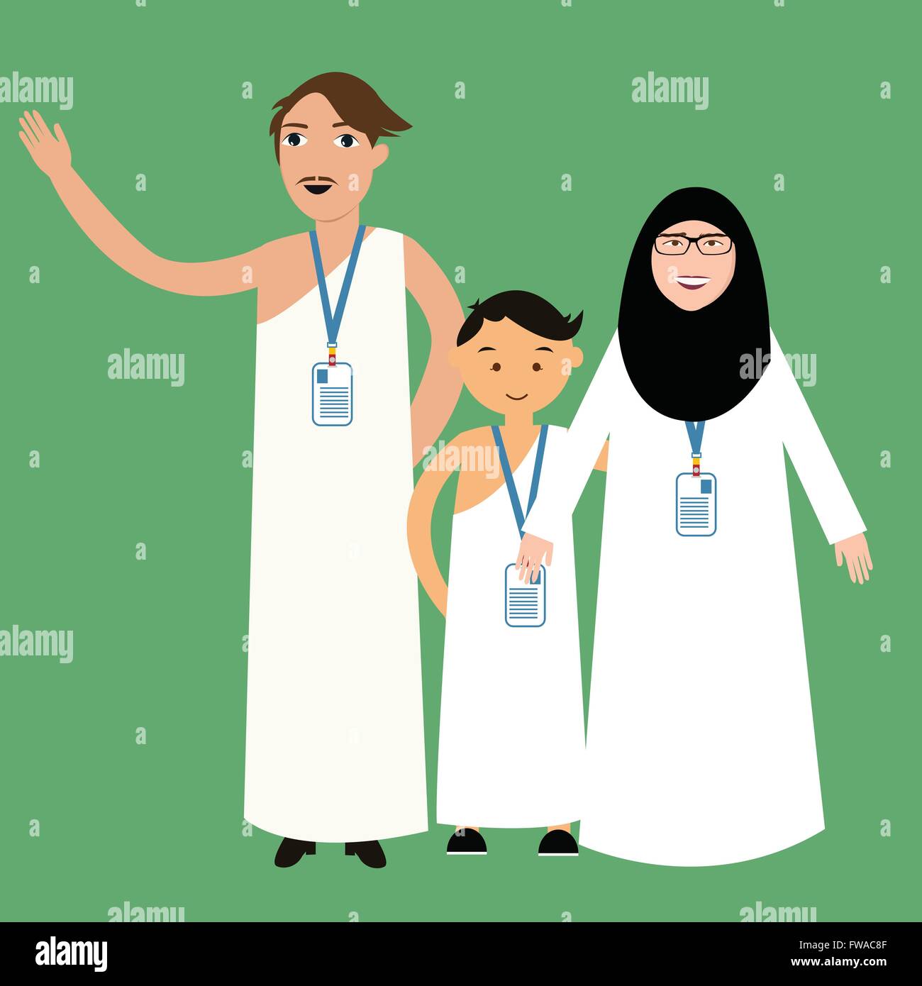 Muslim saudi Stock Vector Images - Alamy