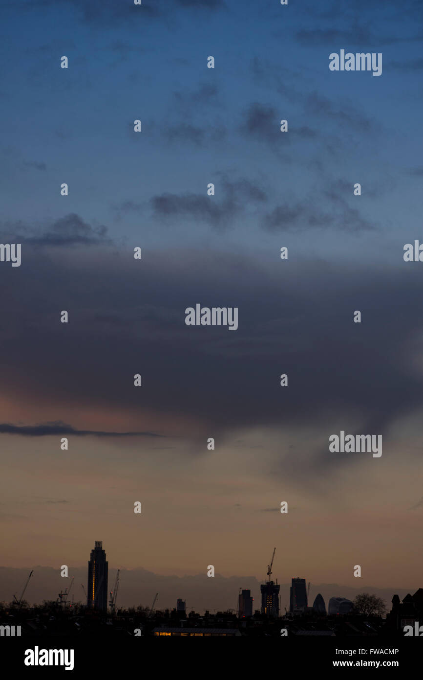 The London skyline in dramatic weather Stock Photo - Alamy