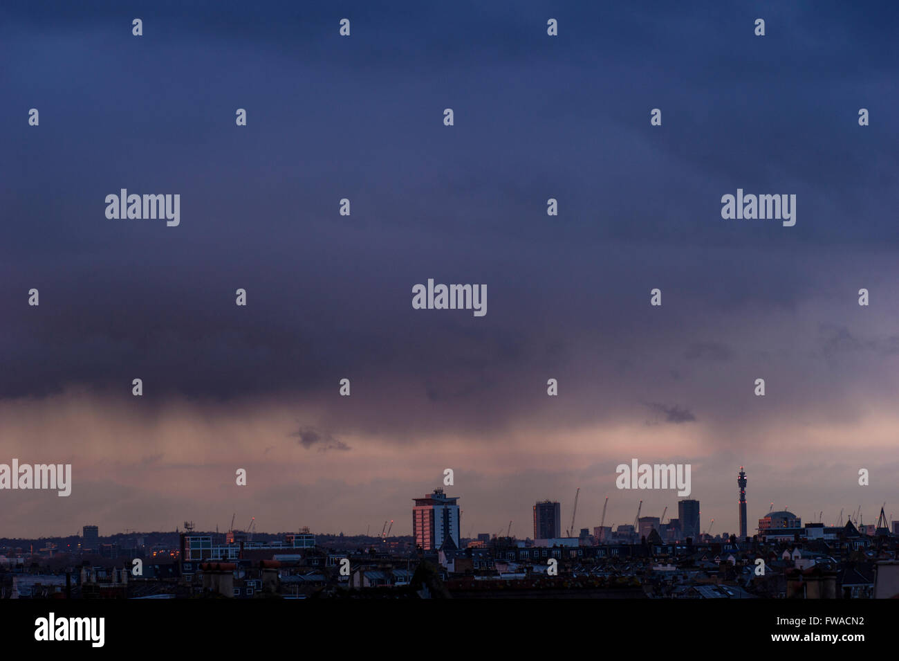 Rain storm city of london hi-res stock photography and images - Alamy