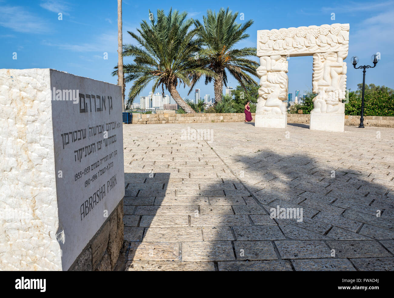 Statue of Faith (Gate of Faith) designed by Daniel Kafri at Abrasha ...