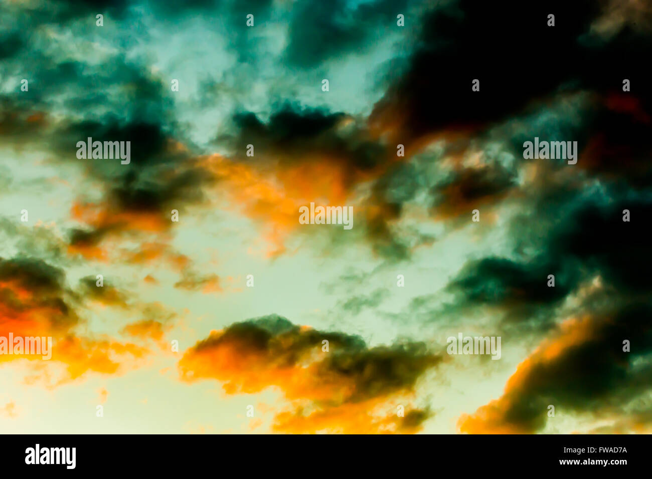 abstract coloured sky with clouds, background Stock Photo - Alamy