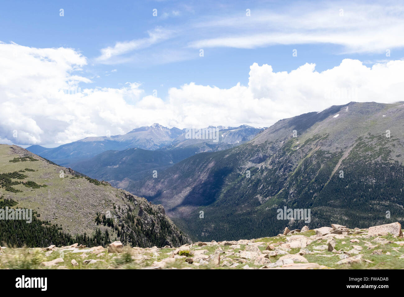 Forest Canyon in the Rocky Mountain National Park Stock Photo - Alamy