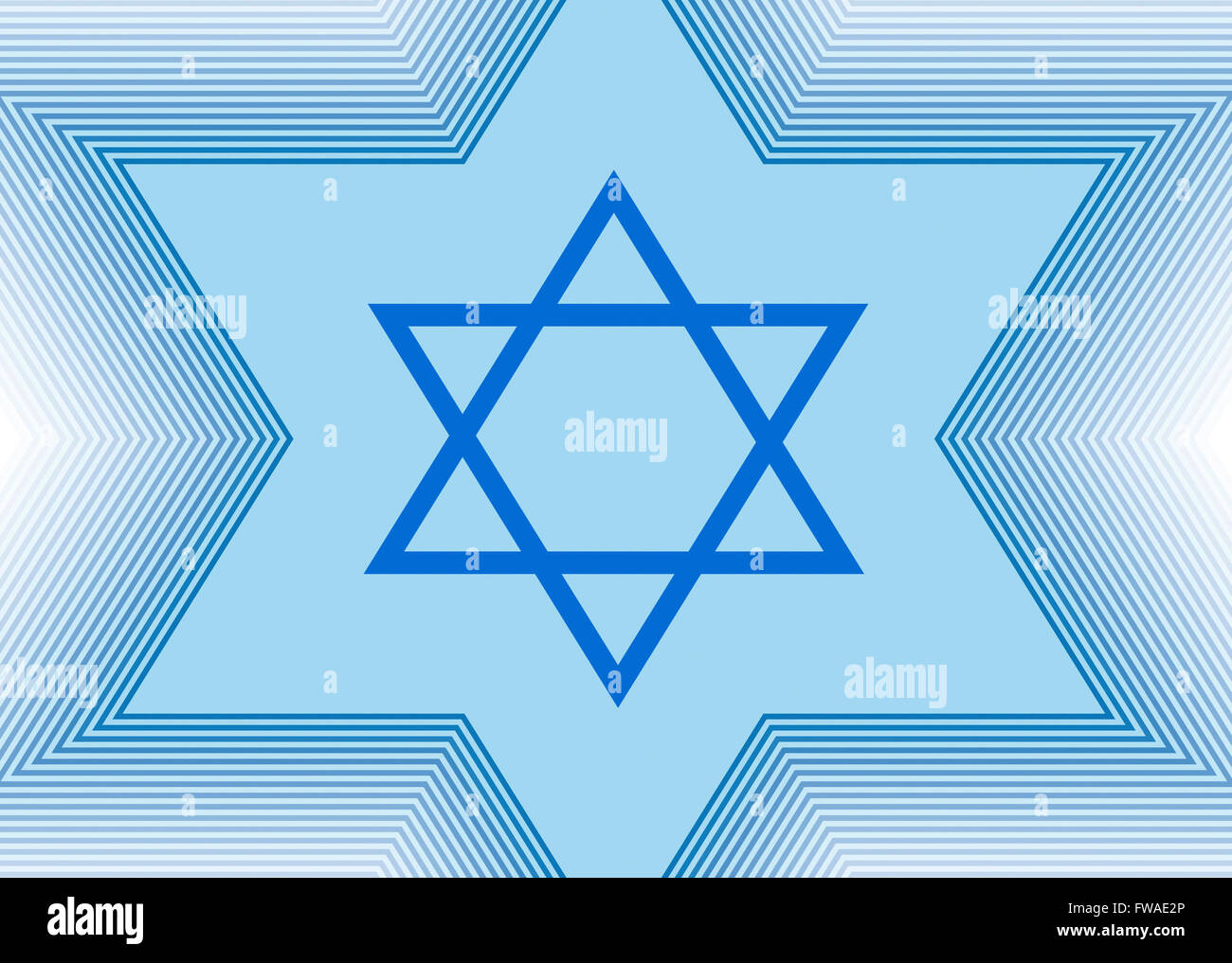Abstract light blue background with the Star of David Stock Photo - Alamy