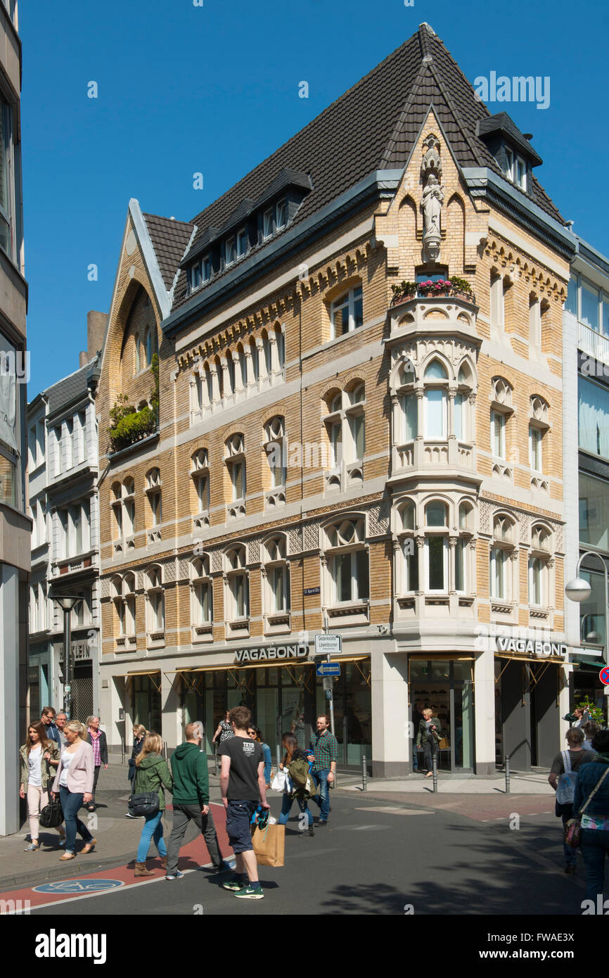 Köln, Altstadt-Nord, Breite-Str. / Sankt-Apern-Strasse, schöner Altbau ...