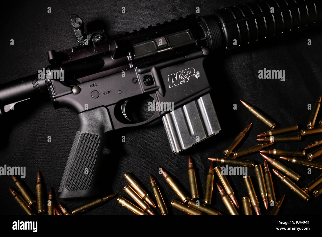 Smith & Wesson M&P 15 Stock Photo - Alamy