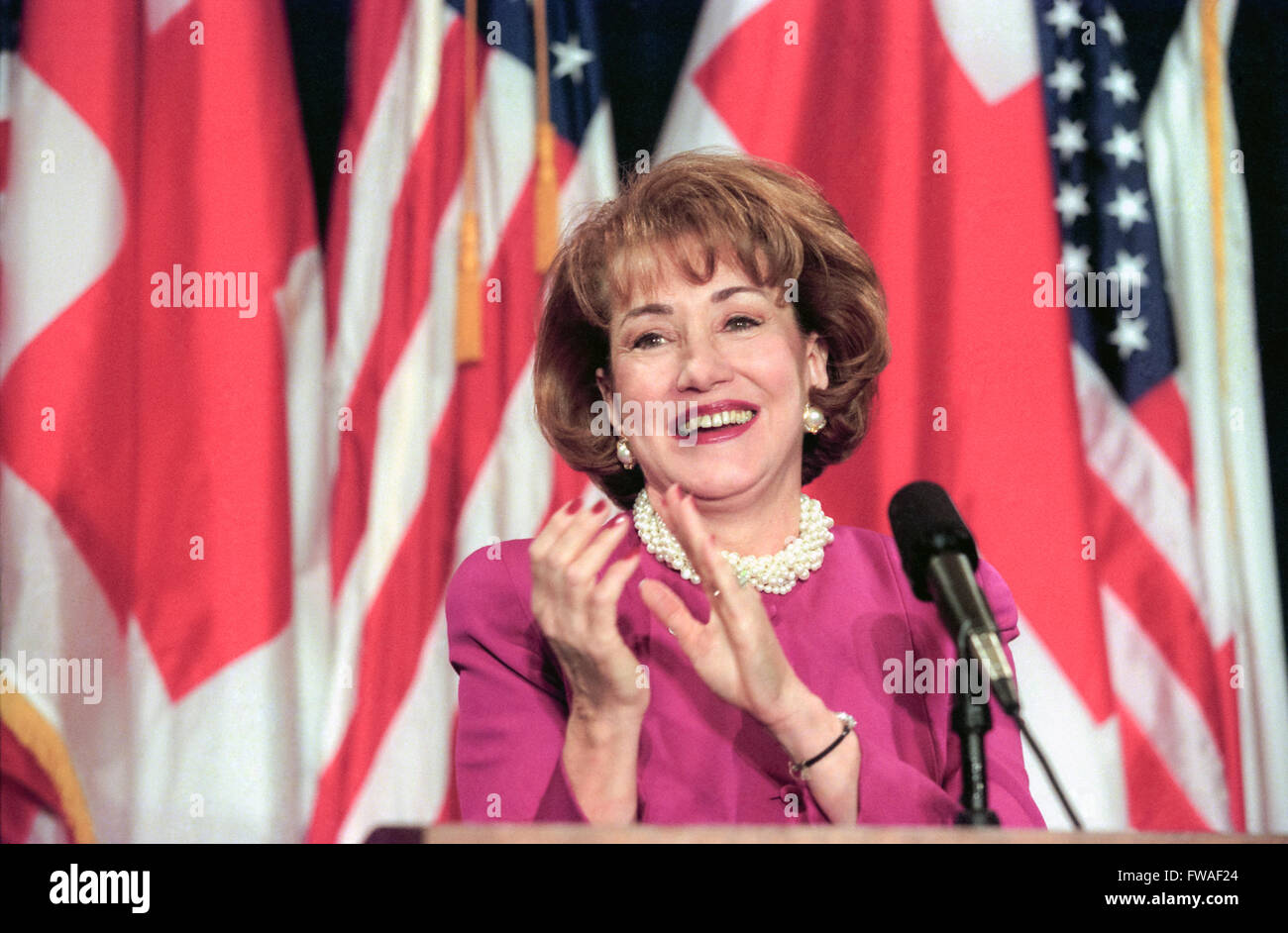 Elizabeth dole president american red hi-res stock photography and ...
