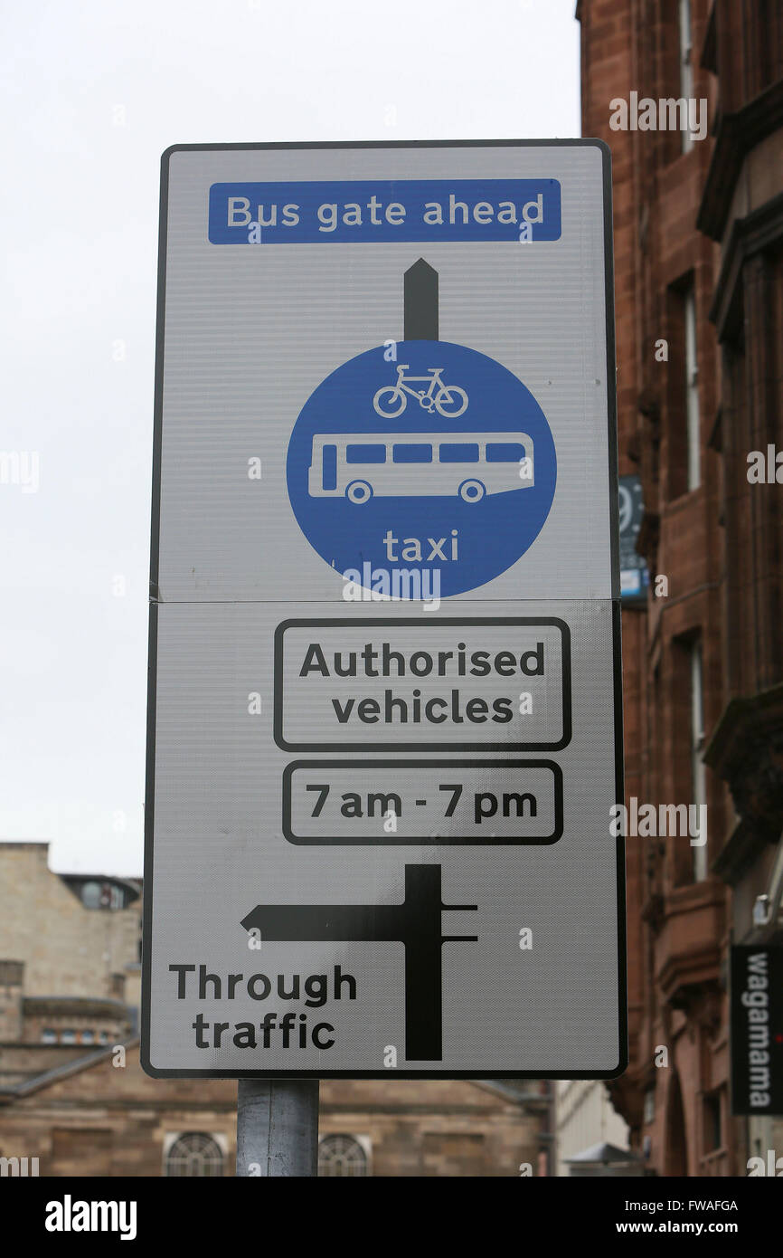 Bus Taxi Lane High Resolution Stock Photography and Images - Alamy