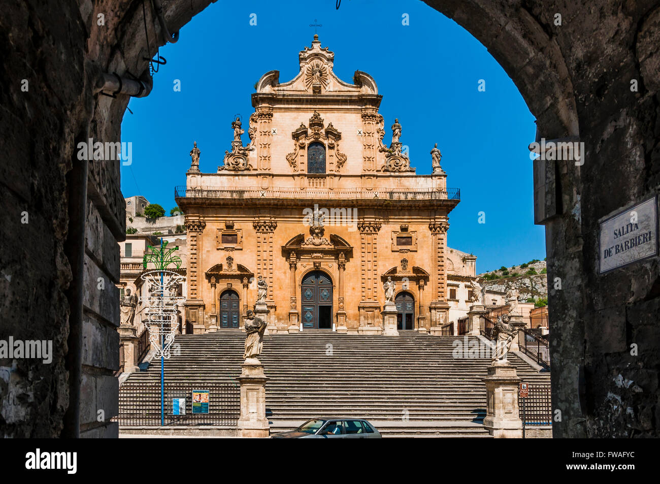 Sicily modica baroque church hi-res stock photography and images - Alamy