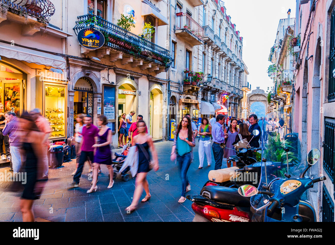 Taormina messina hi-res stock photography and images - Alamy