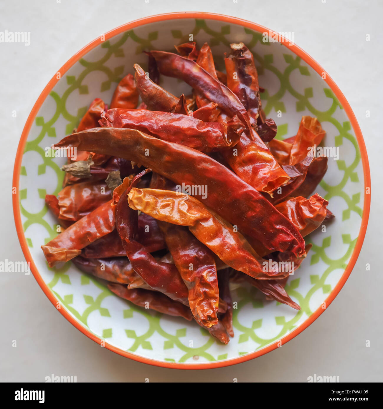 Red dried chillies hi-res stock photography and images - Alamy