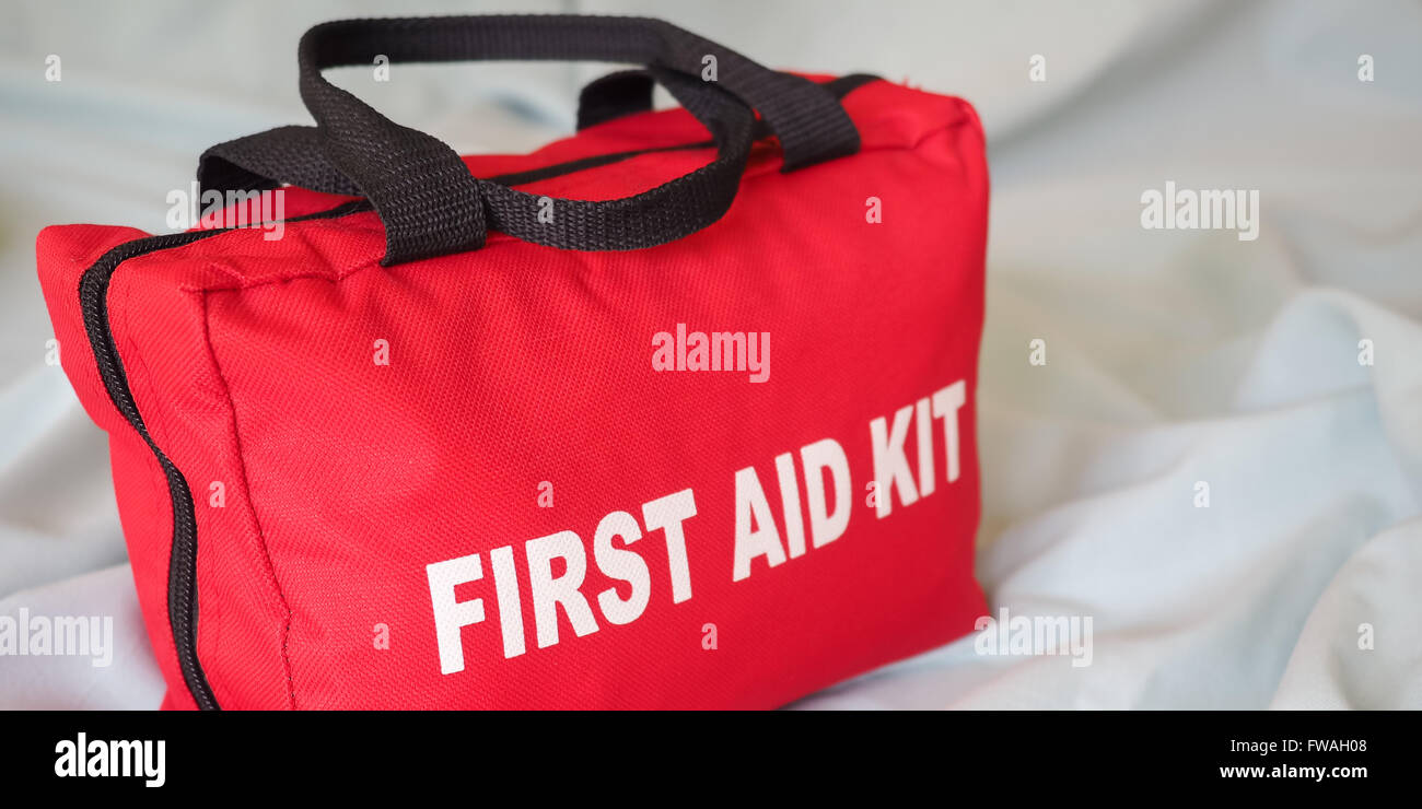 First Aid Kit Bag Stock Photo - Alamy