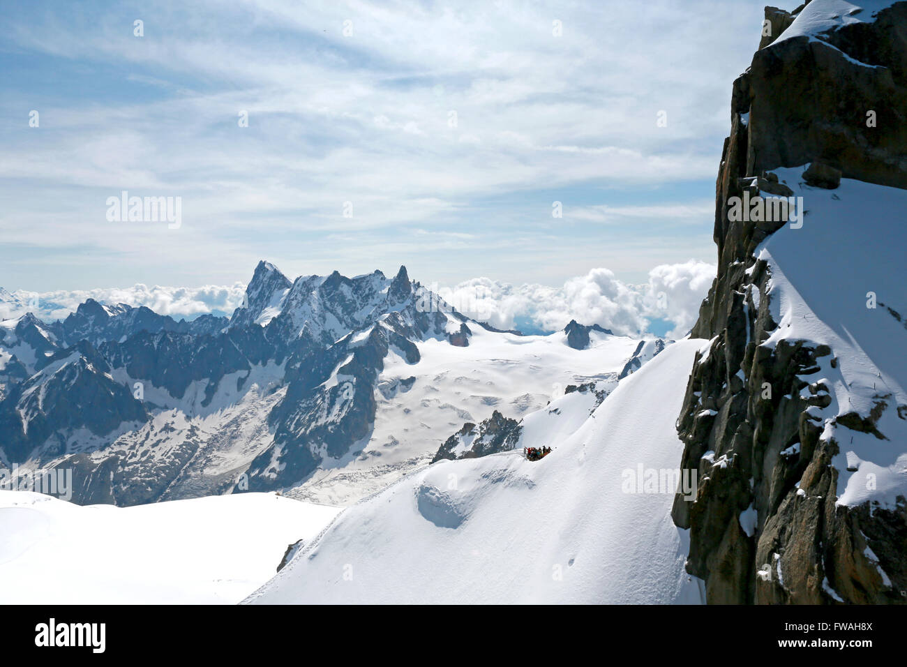 Aiguille du midi glass hi-res stock photography and images - Alamy