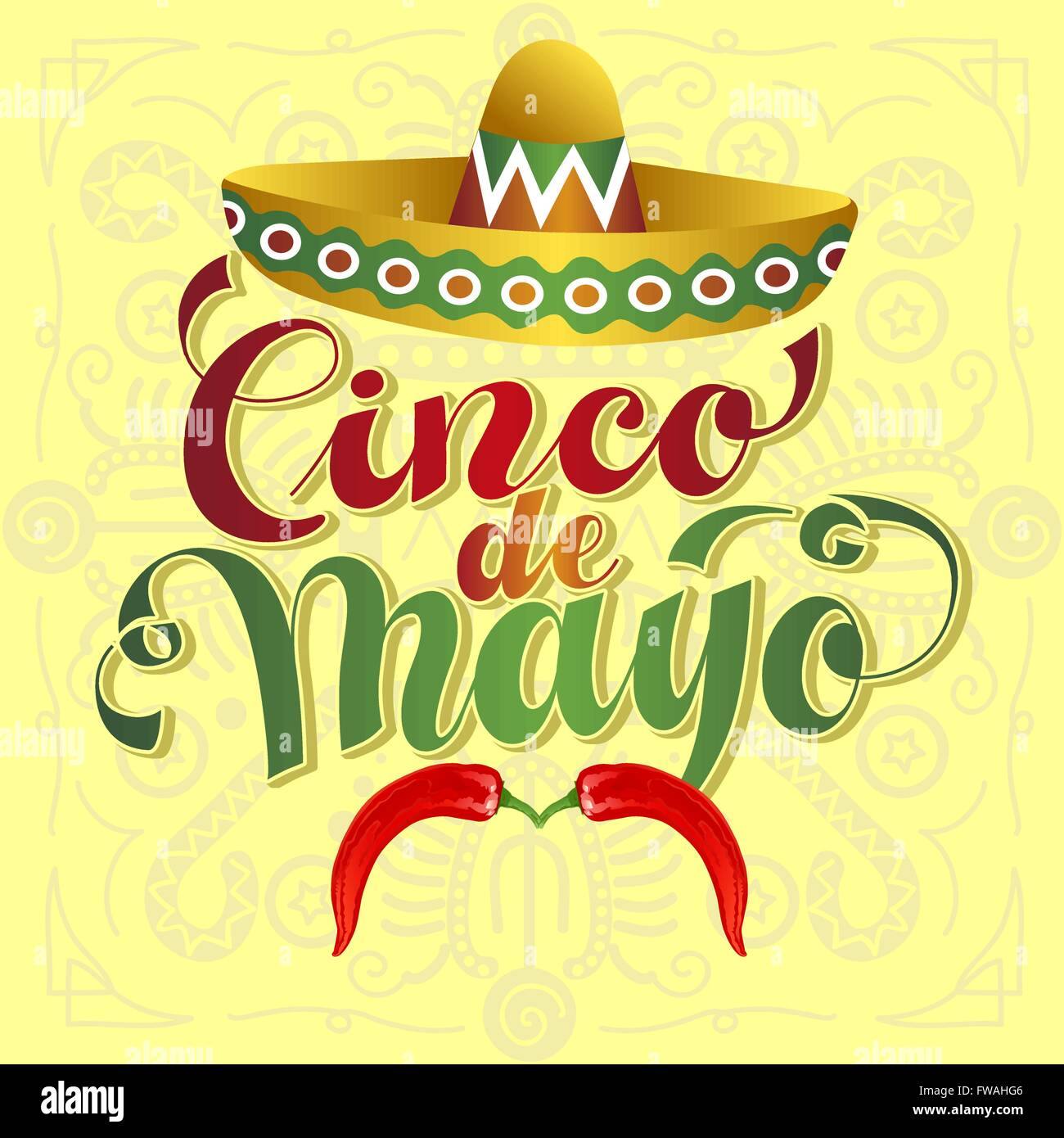 Cinco de Mayo Stock Vector Image & Art - Alamy