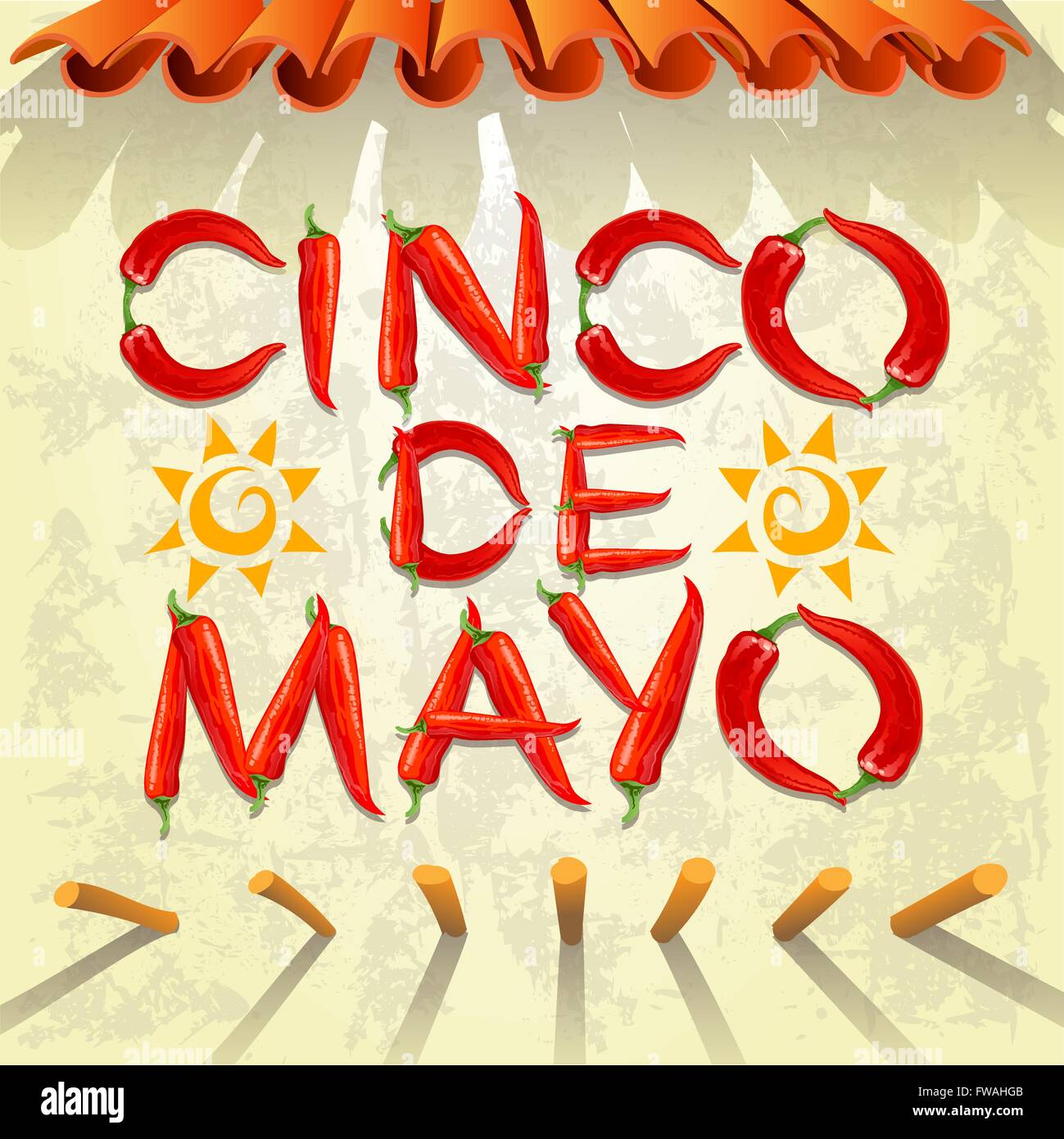 Cinco de Mayo Stock Vector Image & Art - Alamy