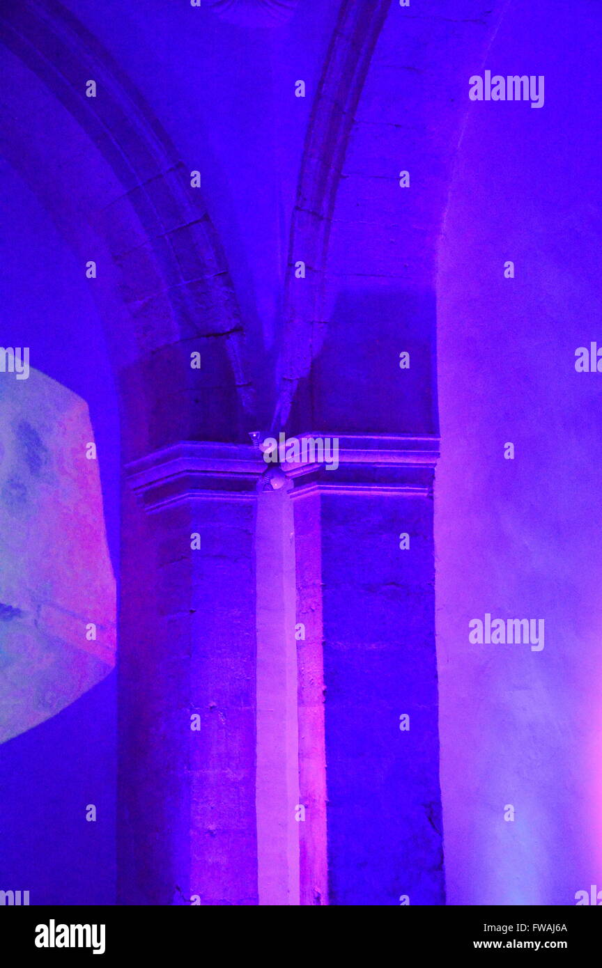 Concert in a small Church Stock Photo - Alamy