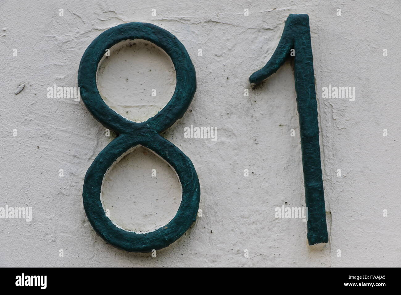 House number 81 in the city of Saint Cloud, France Stock Photo - Alamy