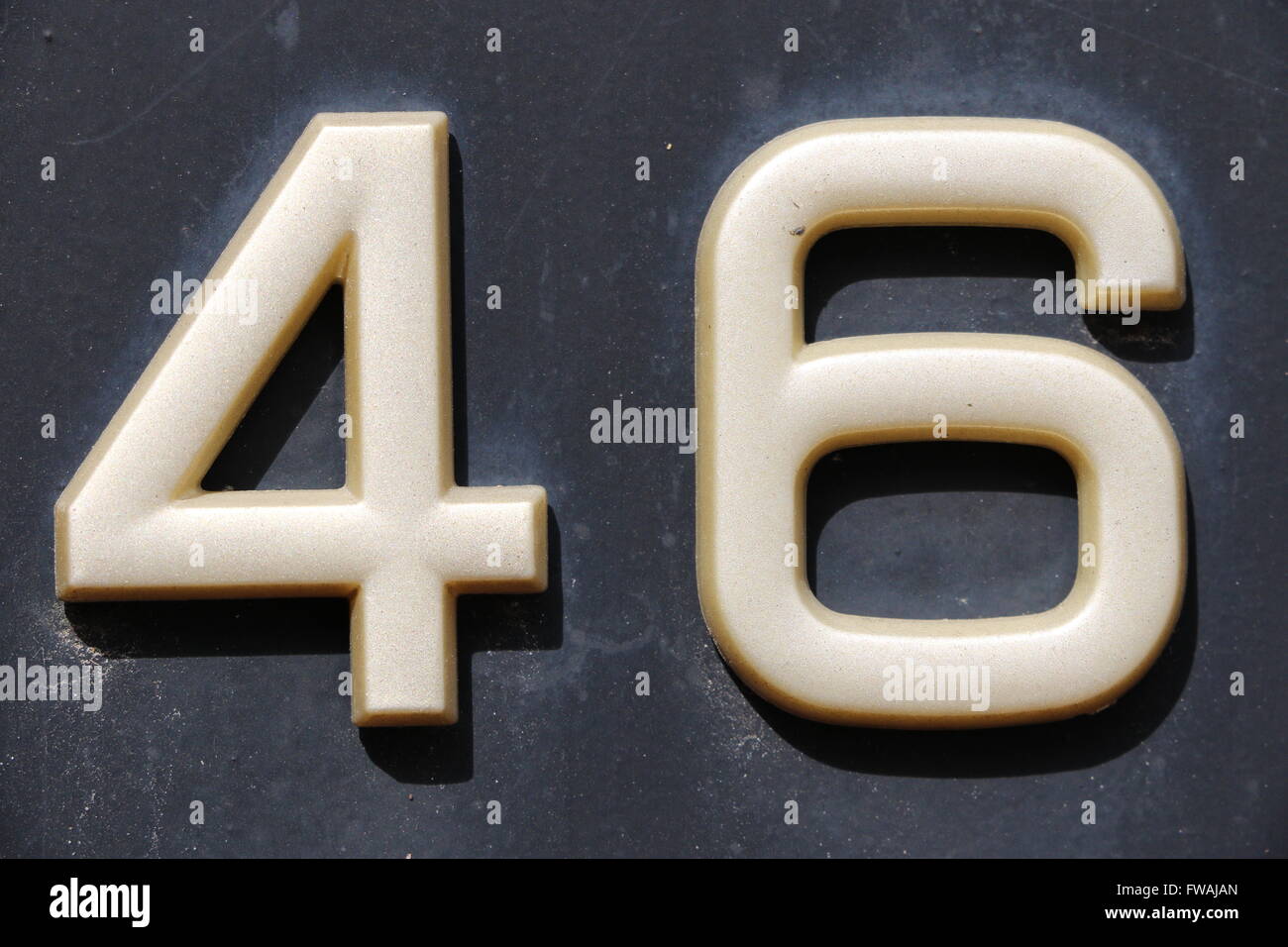 House number 46 in the city of Saint Cloud, France Stock Photo - Alamy