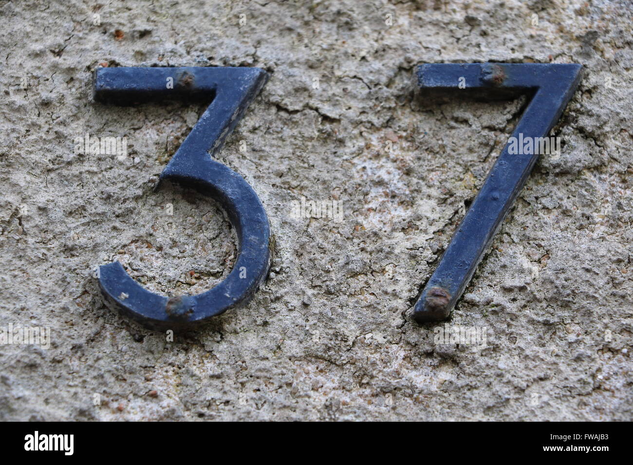 House number 37 in the city of Saint Cloud, France Stock Photo - Alamy