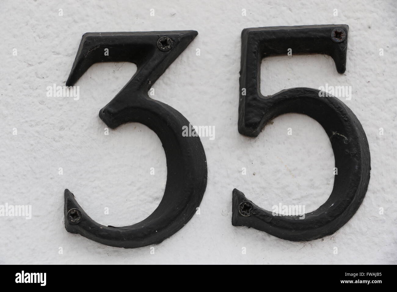 House Number 35 Sign High Resolution Stock Photography and Images - Alamy