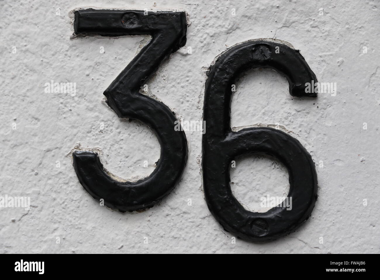 House number 36 in the city of Saint Cloud, France Stock Photo - Alamy