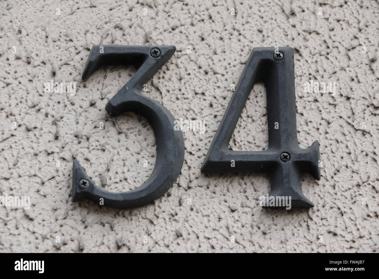 House number 34 hi-res stock photography and images - Alamy