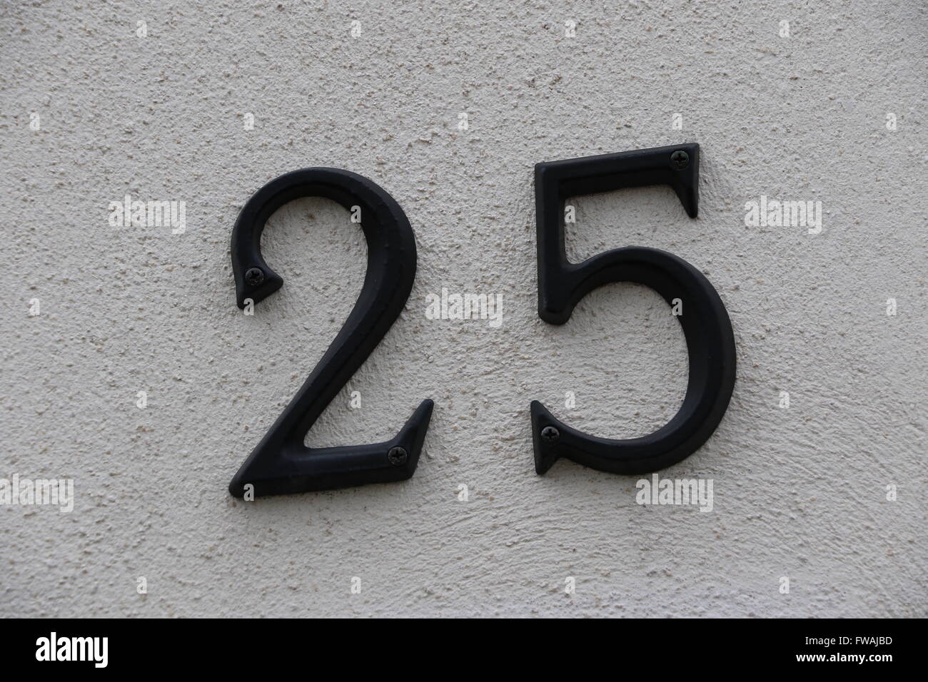 House number 25 in the city of Saint Cloud, France Stock Photo - Alamy