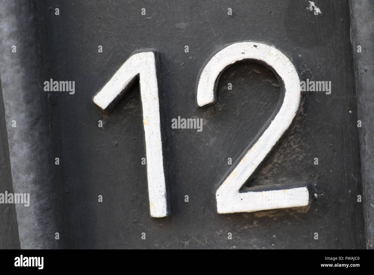 House number 12 in the city of Saint Cloud, France Stock Photo - Alamy
