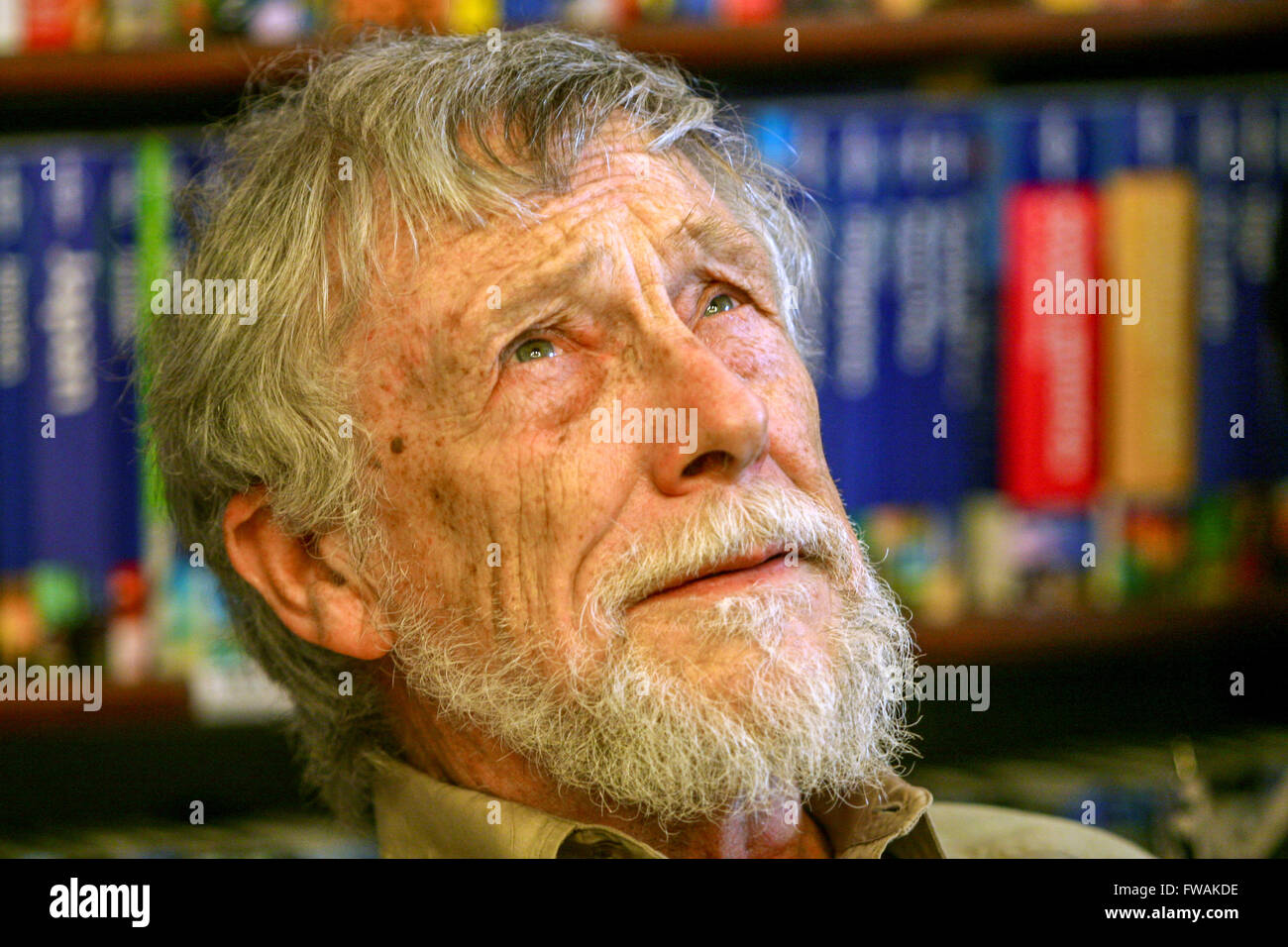Gary Snyder portrait an American poet Beat Generation Stock Photo - Alamy