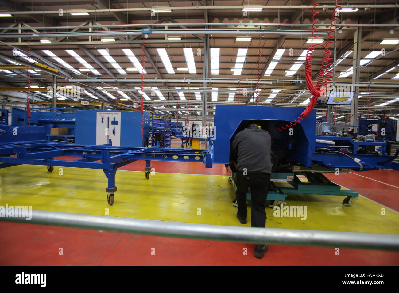 Wrightbus british coachbuilder pioneer low floor hi-res stock ...