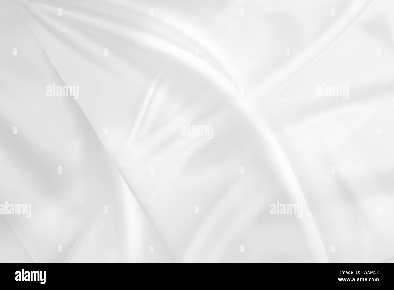 Closeup of rippled white silk fabric Stock Photo - Alamy