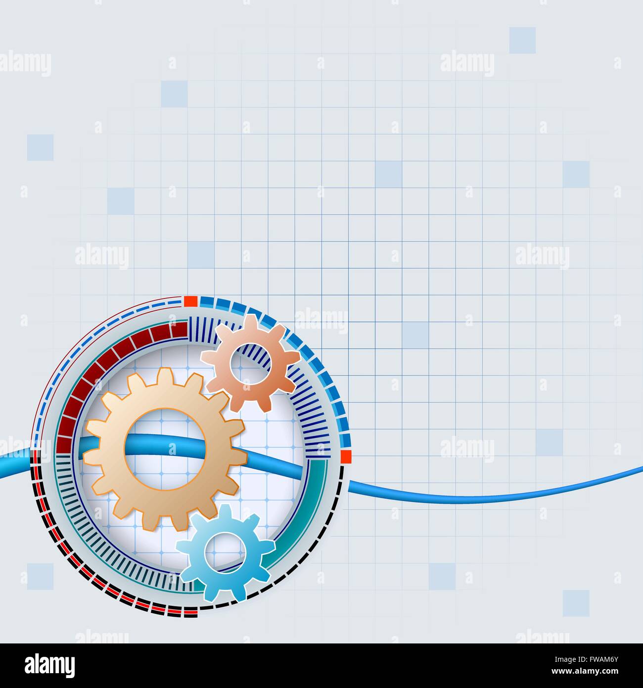 Abstract gears circular hi-res stock photography and images - Alamy